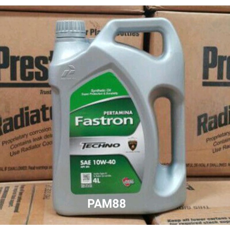 Jual Oli FASTRON Techno hijau..4 liter..sae 10 W - 40..1 dus = 6 btl ...