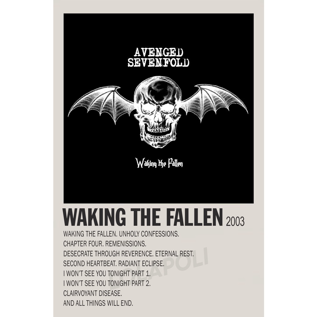 Jual Poster Cover Album Waking The Fallen - Avenged Sevenfold | Shopee ...