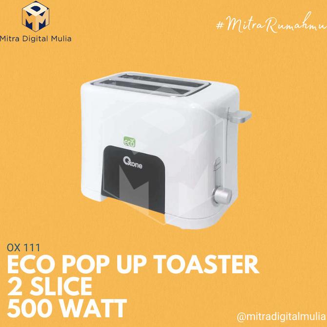 Jual Oxone OX 111 Eco Pop Up Toaster [ 2 Slice ] | Shopee Indonesia