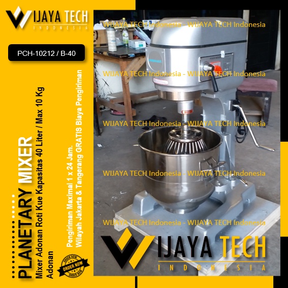 Jual Planetary Mixer PRIMAX 40 Liter PCH-10212 Mixer Adonan Roti 40L B ...