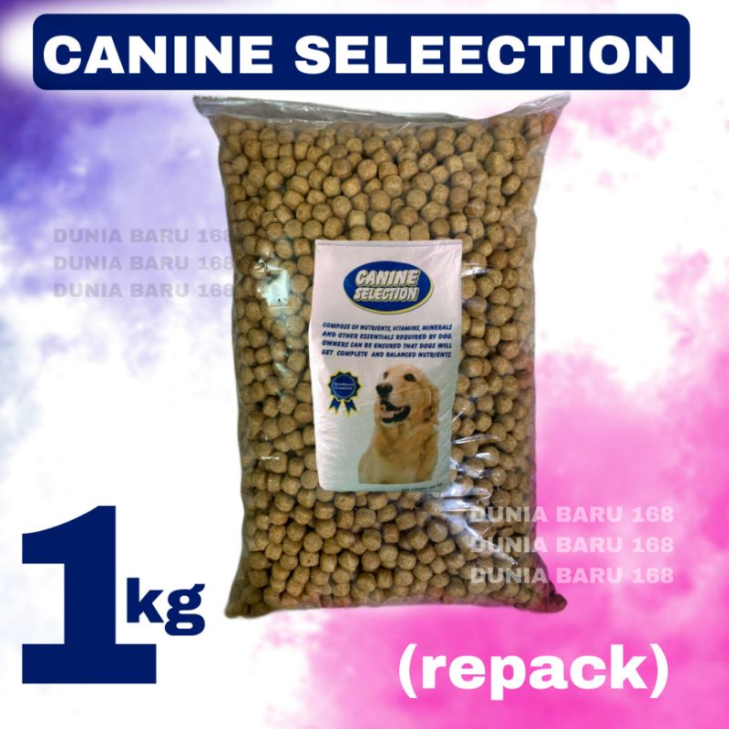 Jual dog food canine selection 1kg (repack) | makanan anjing canine ...