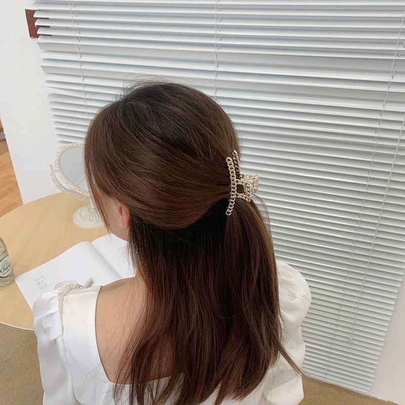 Jual Jepit Rambut Korea 8.8cm Salon Premium Emas Korean Style Jedai ...