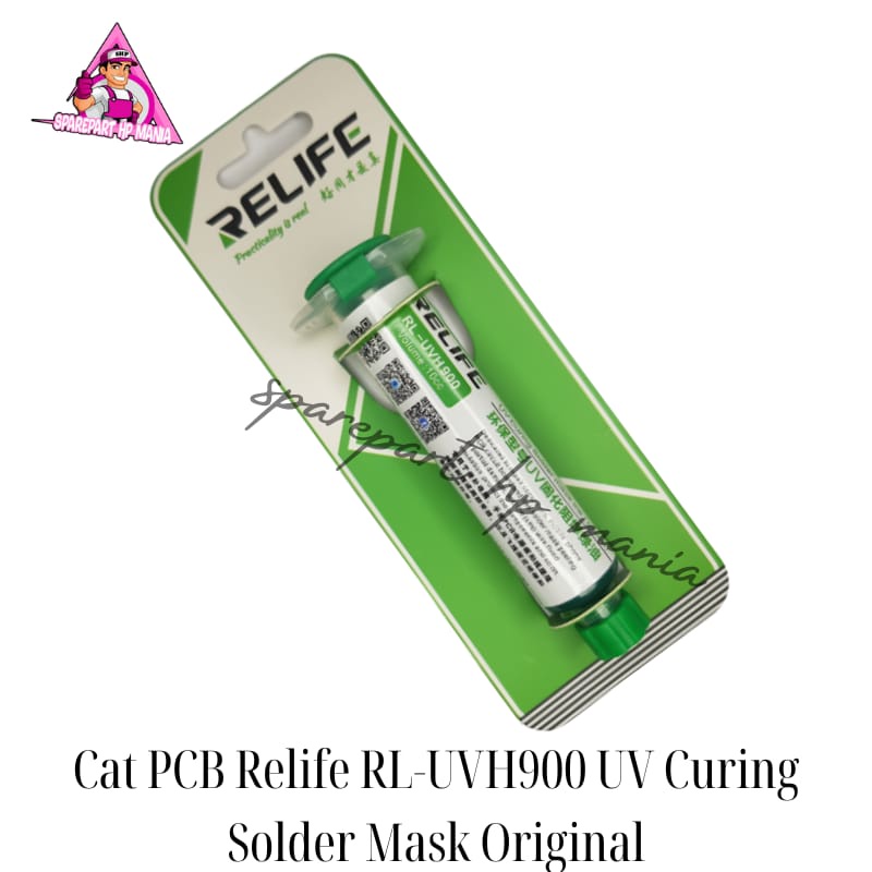 Jual CAT PELAPIS PCB HIJAU RELIFE RL-UVH900 UV CURING SOLDER MASK IN ...