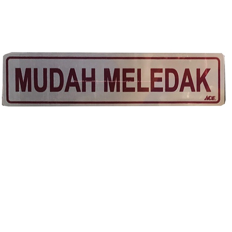 Jual Stiker Mudah Meledak Sticker Stikers Arahan Pemberitahuan Himbauan ...