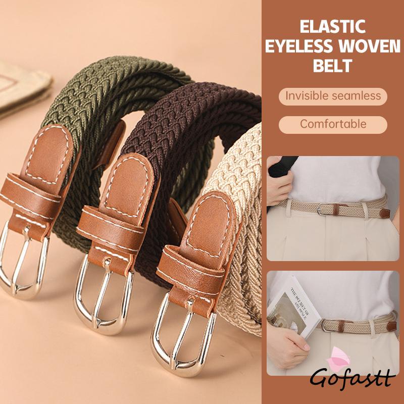 Jual Sabuk Elastis Tenun Tak Terlihat Mulus Tanpa Lubang Tanpa Punching ...