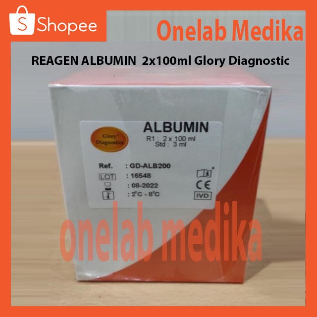 Jual Reagen Albumin 2x100ml Glory metode Bromocresol Green (BCG ...