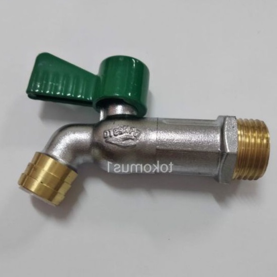 Jual KERAN 1/2 INCH KRAN PANJANG KUNINGAN KAMAR MANDI TEMBOK TAMAN ...