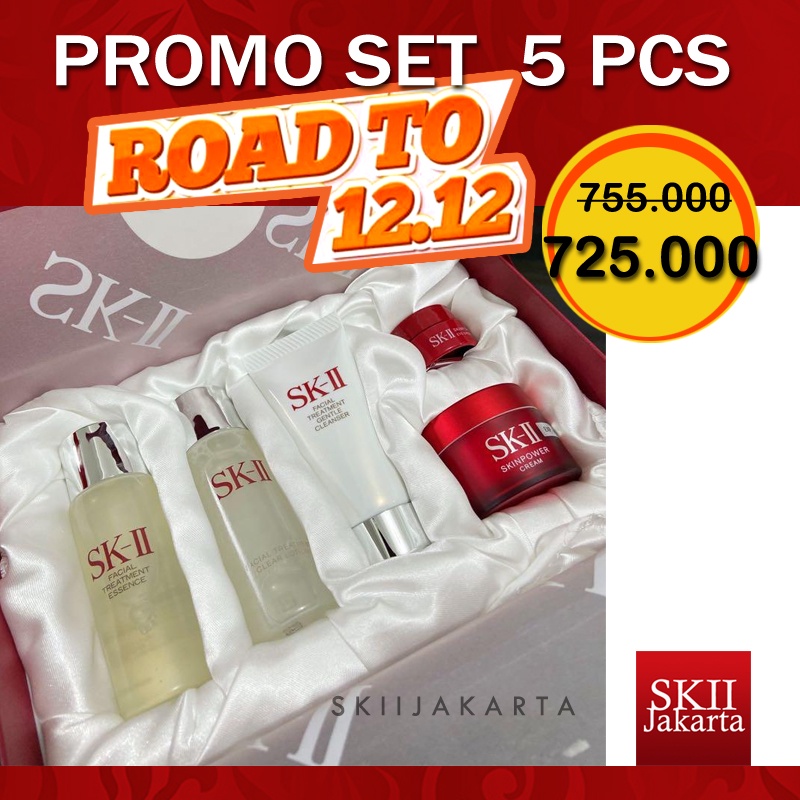 Jual SK II SKII SK2 SET FACIAL TREATMENT ESSENCE SKINPOWER | Shopee ...