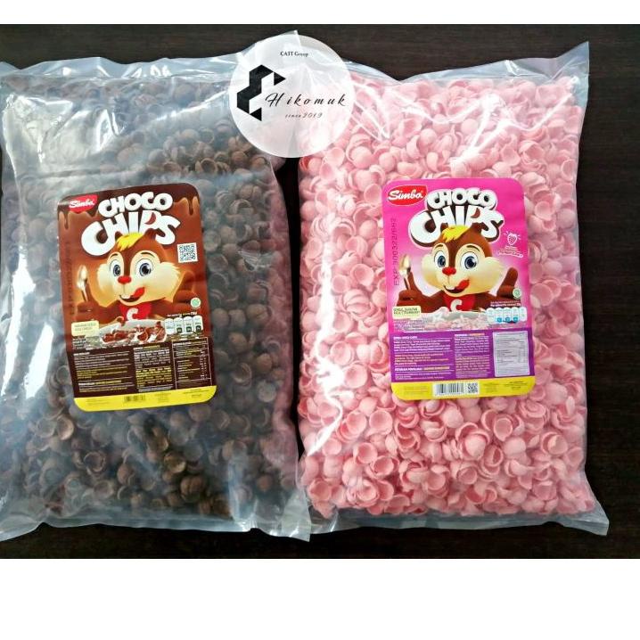 Jual 레 Choco Chips / Choco Crunch / Coco Simba Bulky Richeese Nabati ...