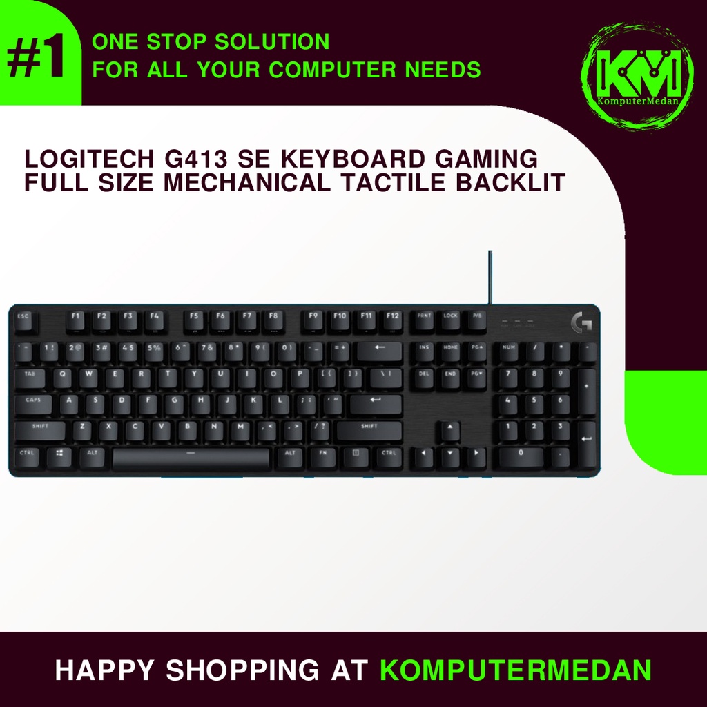 Jual Logitech G413 SE Keyboard Gaming Full Size Mechanical Tactile ...