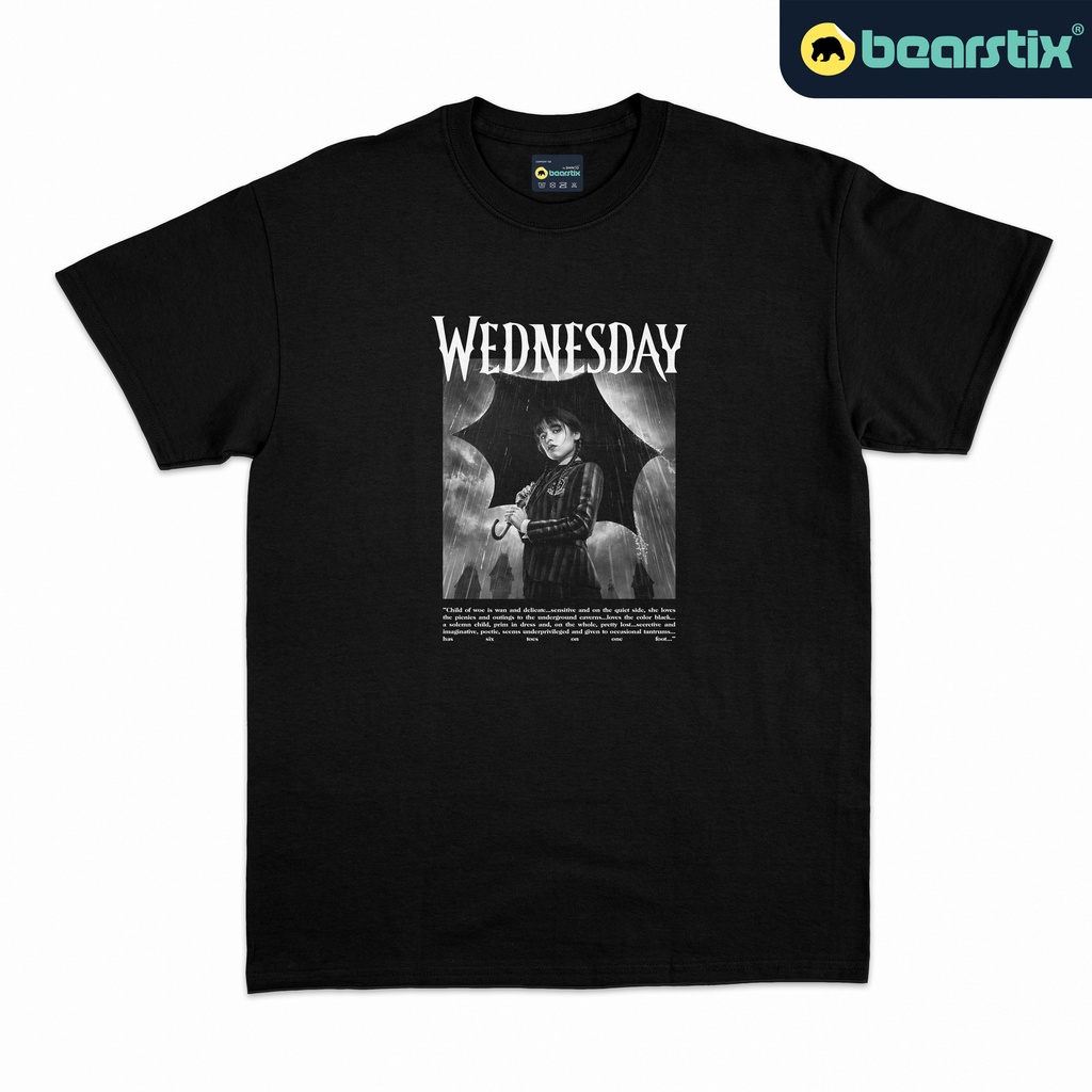 Jual BEARSTIX - Tshirt Wednesday - Kaos Streetwear - Tshirt Netflix ...