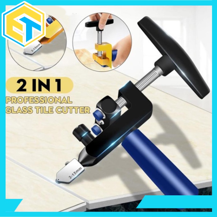 Jual Alat Potong Kaca 2 In 1 Aquarium Pemotong Keramik Ubin Glass ...