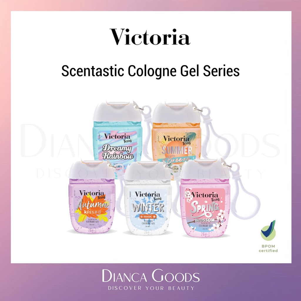 Jual VICTORIA TEENS COLOGNE GEL 36ML Series | Spring Blossom / Summer ...
