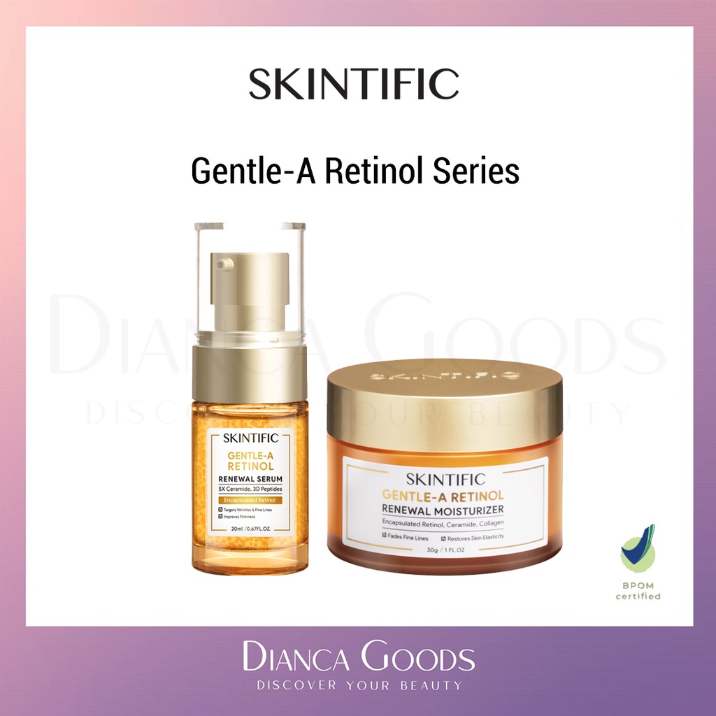 Jual SKINTIFIC Gentle-A Retinol Series | Serum / Moisturizer - DIANCA ...