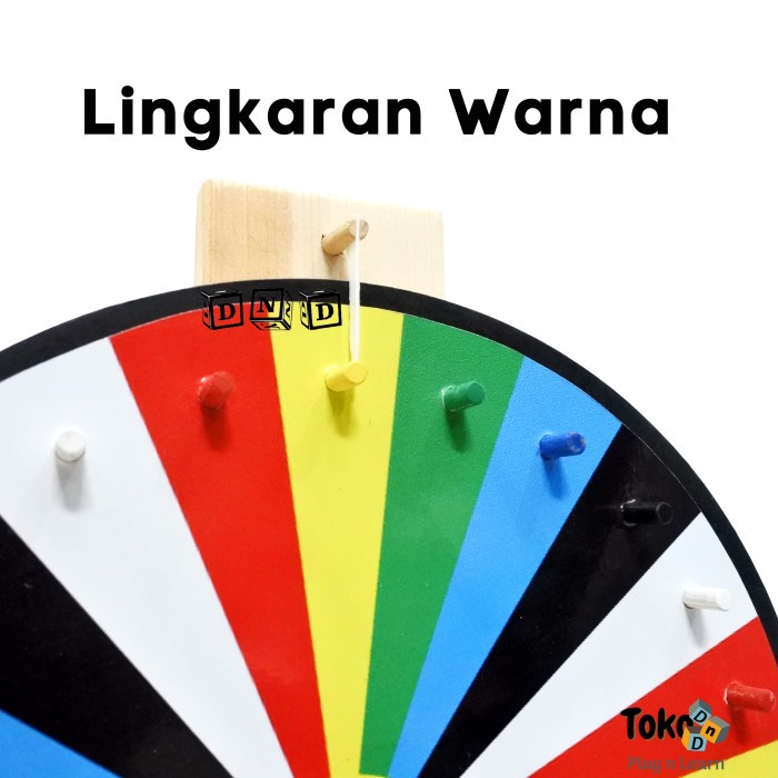 Jual Mainan Anak Lingkaran Warna Undian Spinning Wheel of Fortune ...