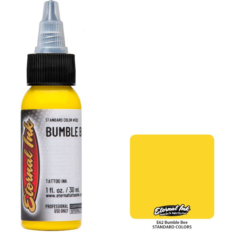 Jual Eternal Ink Bumble Bee 1oz - Tinta Tattoo Original 30ml | Shopee ...