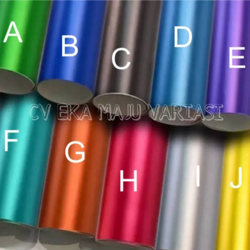 Jual Stiker Skotlet Sepeda Motor Dan Mobil Metalik Doff | Shopee Indonesia