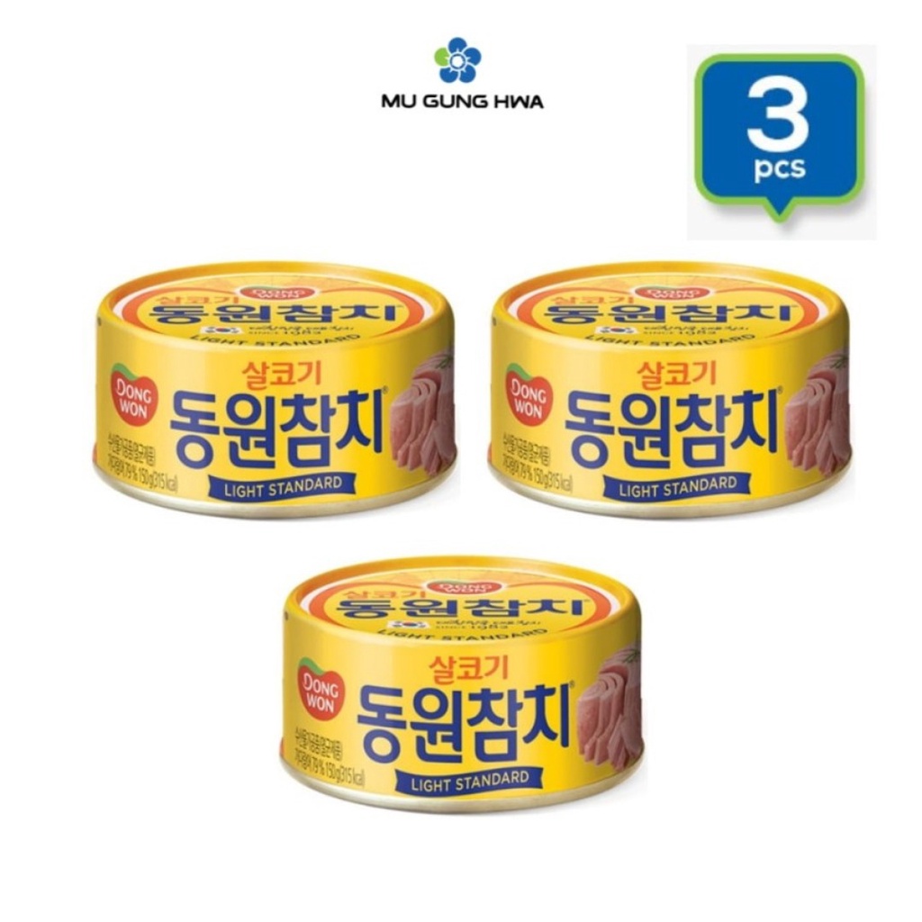 Jual Dongwon Tuna Light Standard - 150gr/3pcs | Shopee Indonesia
