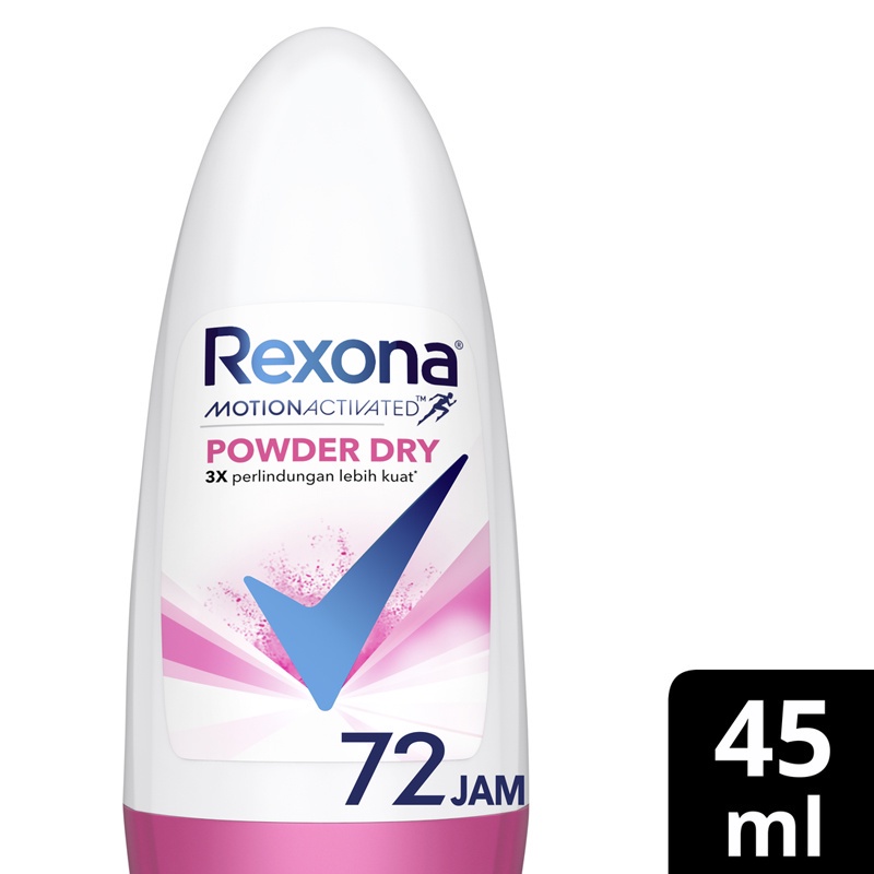 Jual Rexona Roll On Powder Dray 45ML Perkarton/24Pcs | Shopee Indonesia