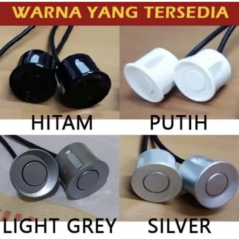 Jual mata sensor parkir mundur universal per pcs / titik sensor parkir ...