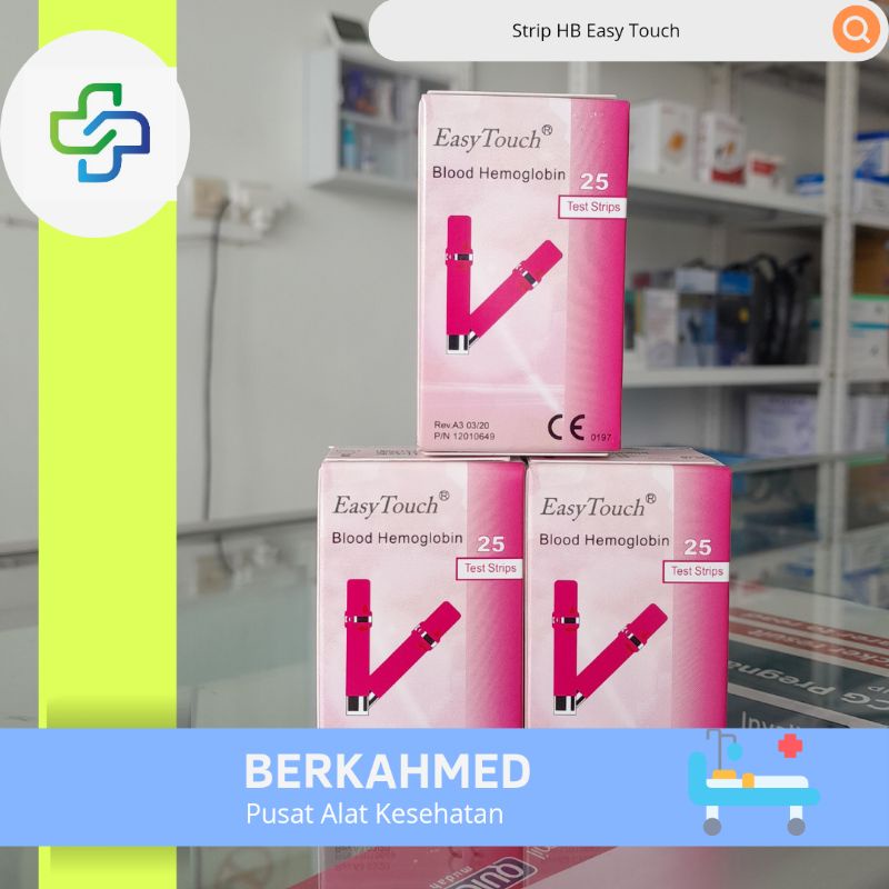 Jual Strip Hemoglobin Easy Touch/ Strip Hb Easy Touch/ Tes Strip ...