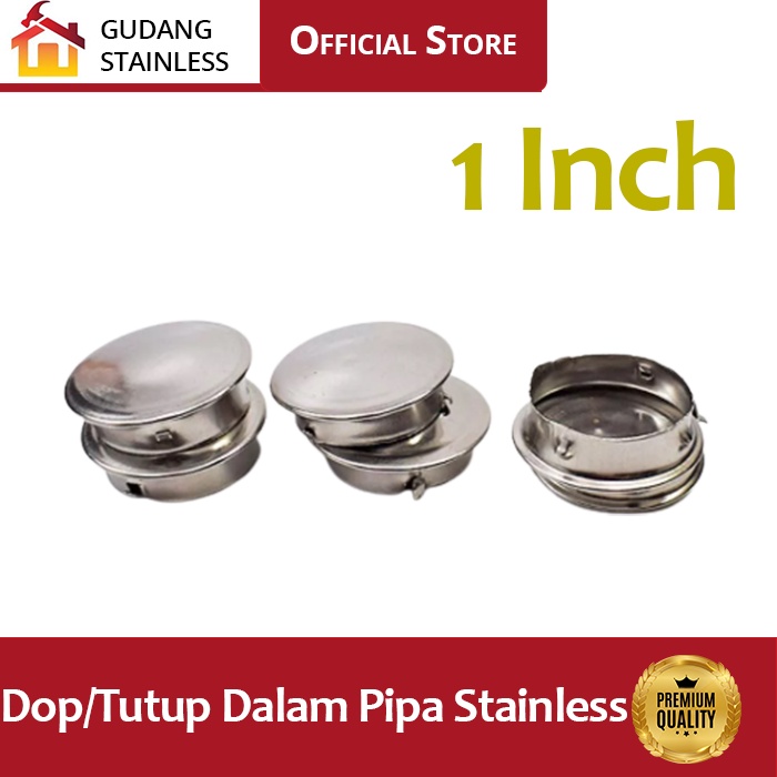 Jual Dop/Tutup dalam Pipa Stainless 201 1" Inch | Shopee Indonesia