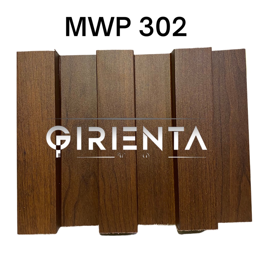 Jual WPC kisi-kisi Hiasan Dinding | AREA BANDUNG | Wall Panel WPC PVC Modern Wood 2.95m x 16cm ...