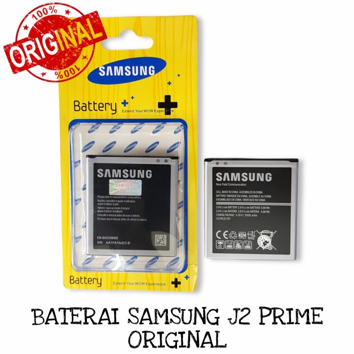 Jual [ADA HARGA GROSIR] Bateray Samsung J2 Prime/Grand Prime G530/J5 2015/J3/J2 PRO Original ...