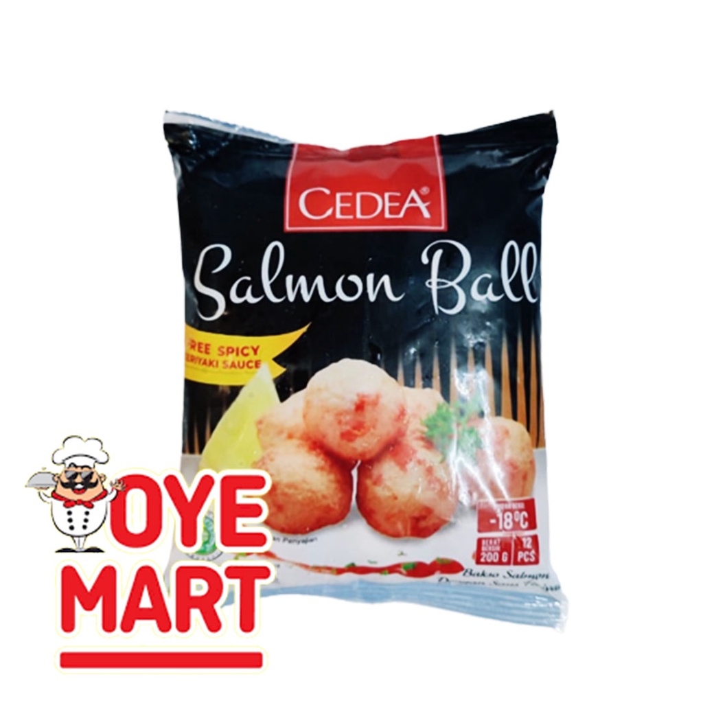 Jual CEDEA SALMON BALL 200GR ISI 12 PCS / BAKSO SALMON | Shopee Indonesia
