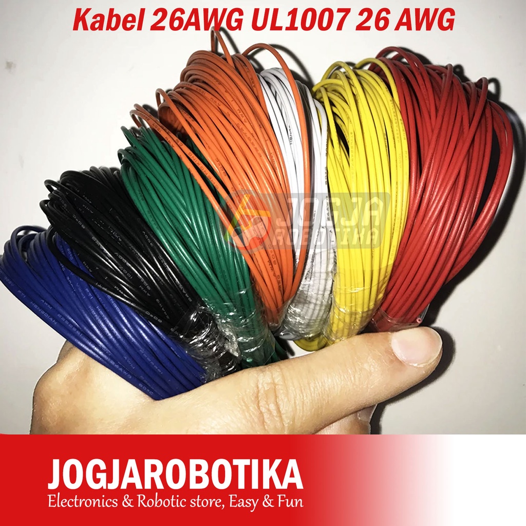 Jual Kabel 26AWG UL1007 26 AWG Electronic PVC Insulated Wire AWG 26 UL 1007 | Shopee Indonesia