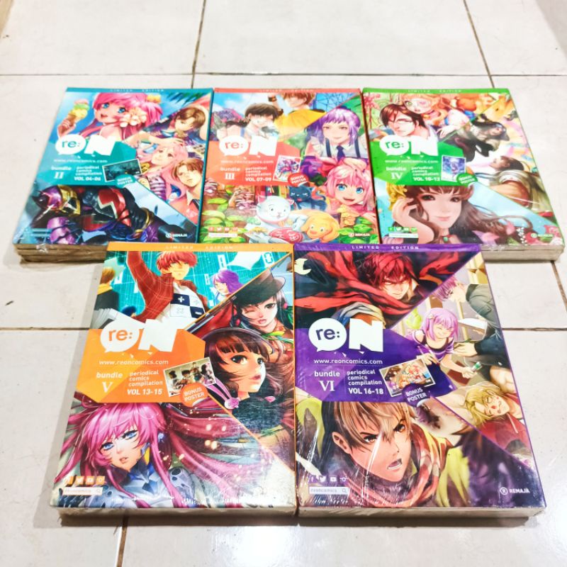 Jual ( ORIGINAL ) Komik Reon re:on Comics Bundle 2 - 6 / Komik Manga ...
