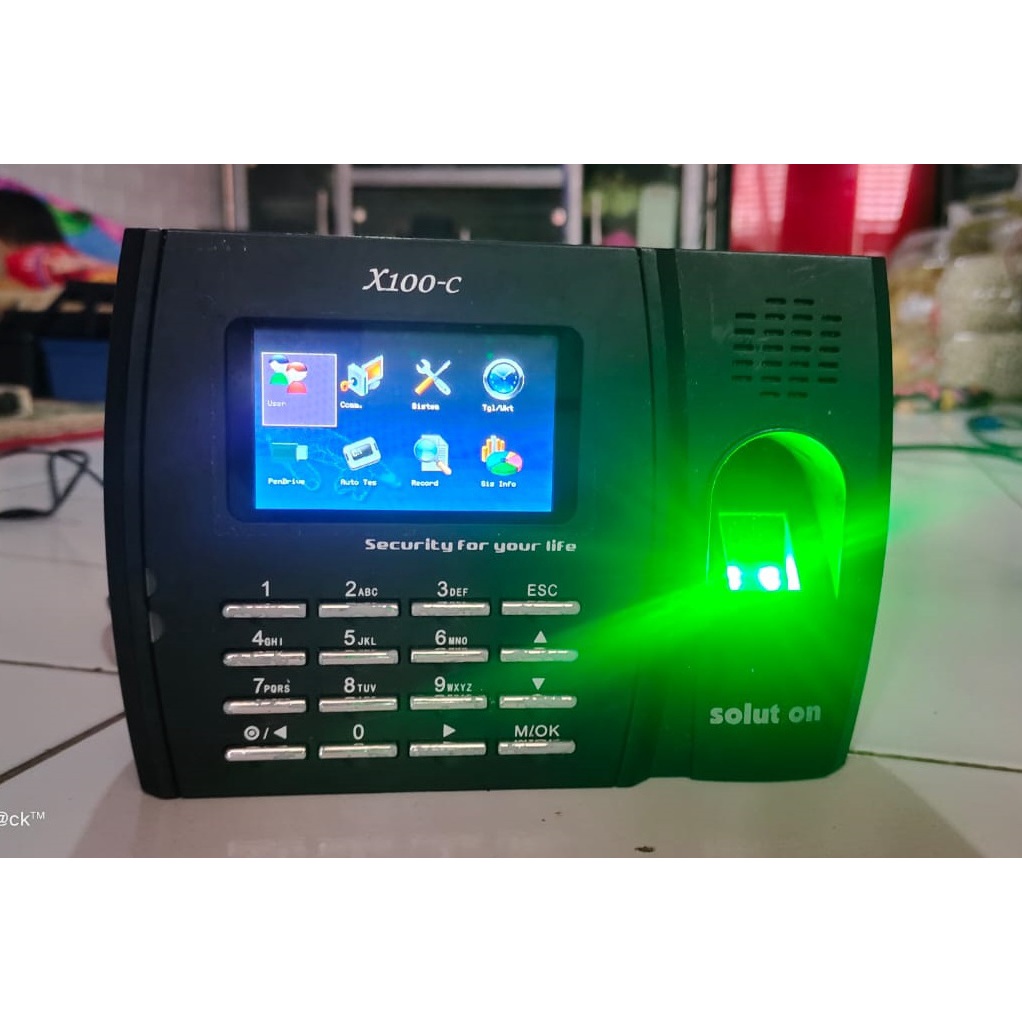 Jual Mesin Absensi Fingerprint Solution X100C | Shopee Indonesia