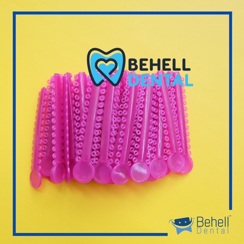 Jual 5Pics Karet Behel Gigi Motif Power O Ring Bulat PREMIUM TEBAL ...