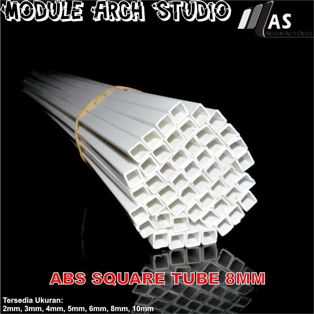 Jual ABS Square Tube - Maket Pipa Kotak - Stick Plastik Kotak | Shopee ...