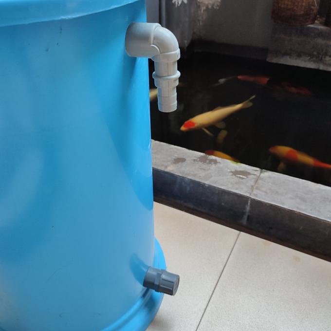 Jual Tabung Tong Bak Filter Kolam Ikan Koi Size M 30X50Cm Bahan Fiber ...