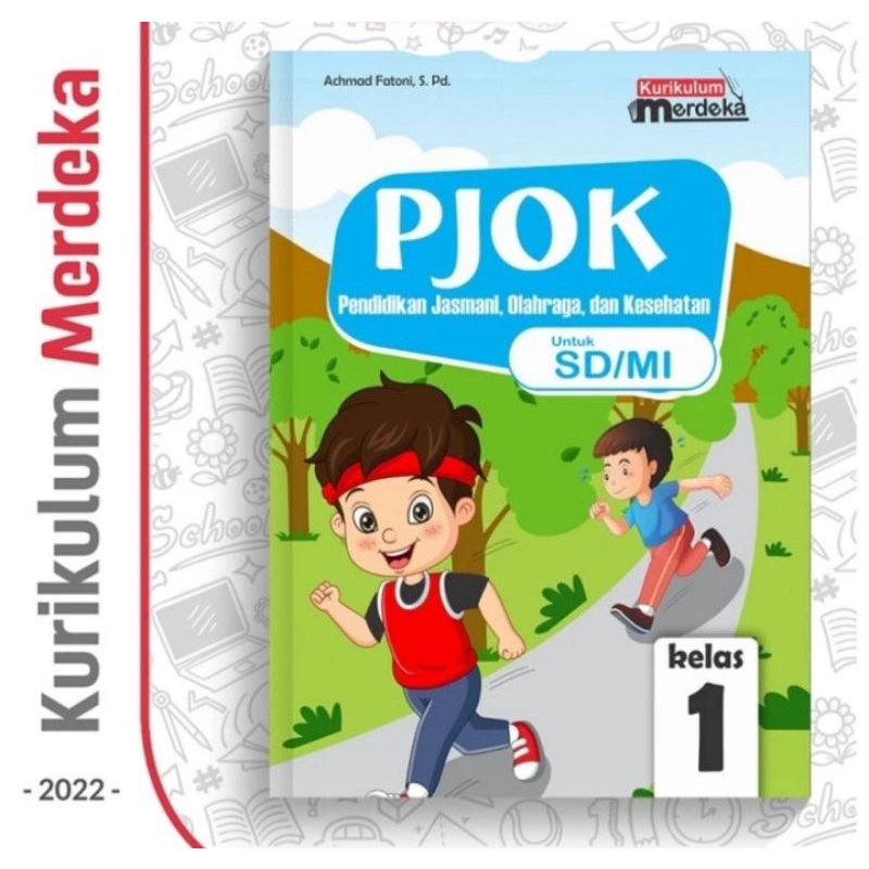 Jual ORI buku teks PJOK kurikulum merdeka untuk SD/mi kelas 1 edisi terbaru penerbit wahana ...