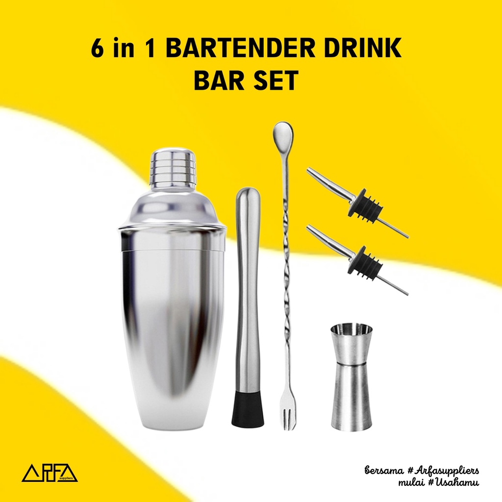 Jual Alat Bartender Bar Cocktail Set Barista B | Shopee Indonesia