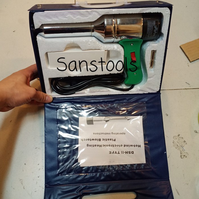 Jual Mesin Las Pvc Orange Japan Plastic Welding Machine Heating Gun ...
