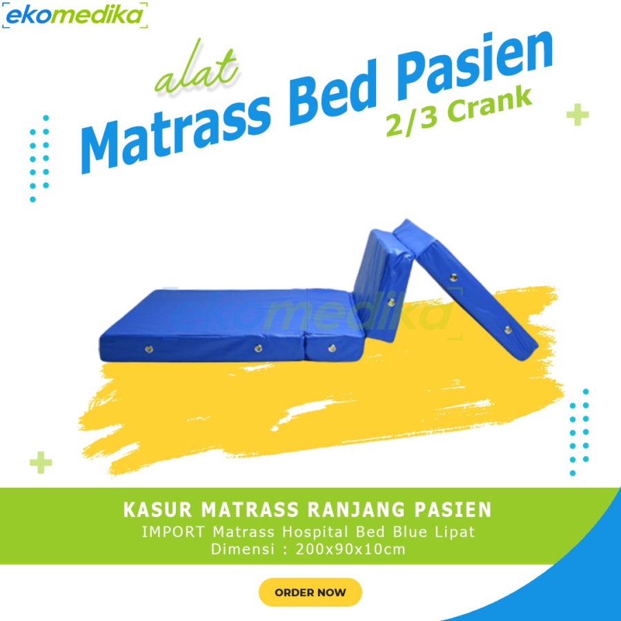 Jual Matrass Bed 3 Crank Kasur Tempat Tidur Ranjang Matras Pasien Rumah ...