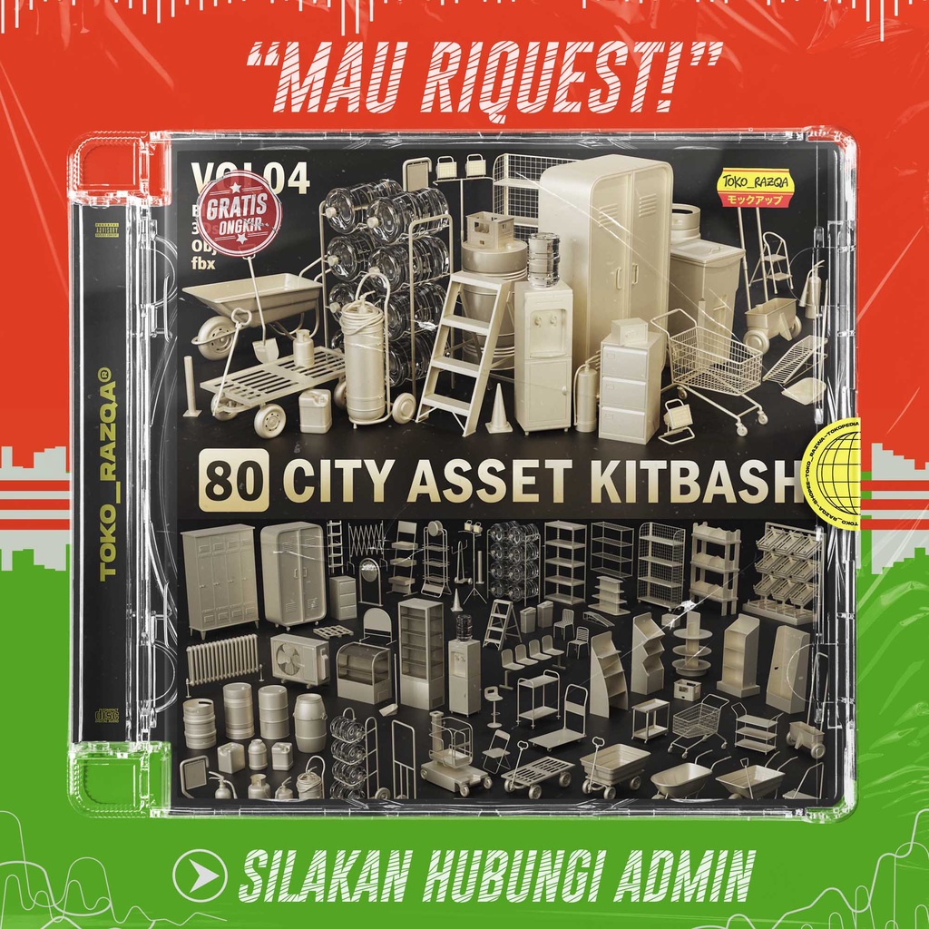 Jual KitBash3D - 80 City Asset For 3ds Max & Blender 3D ASSETS | Shopee Indonesia