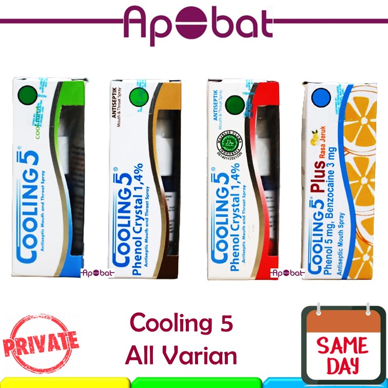 Jual - ApObat - Cooling 5 Five Mouth Spray Cool Mint Cooling5 Coling ...