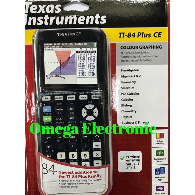 Jual Texas Instruments TI-84 Plus CE Graphing Calculator Kuliah Sekolah ...