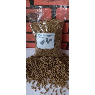 Jual Pur pelet Maggot pakan unggas (ayam,bebek dll) | Shopee Indonesia