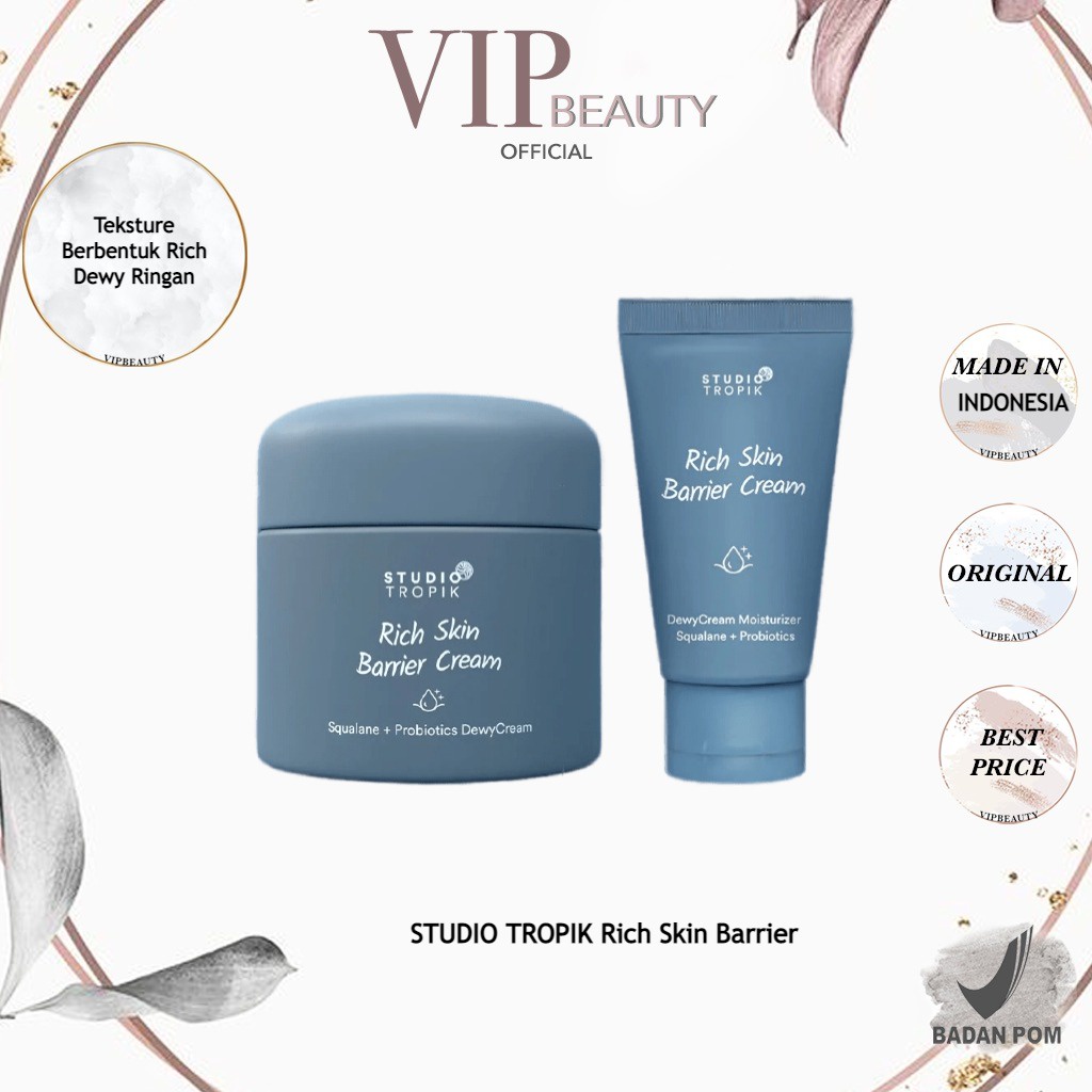 Jual STUDIO TROPIK Rich Skin Barrier Cream | Shopee Indonesia
