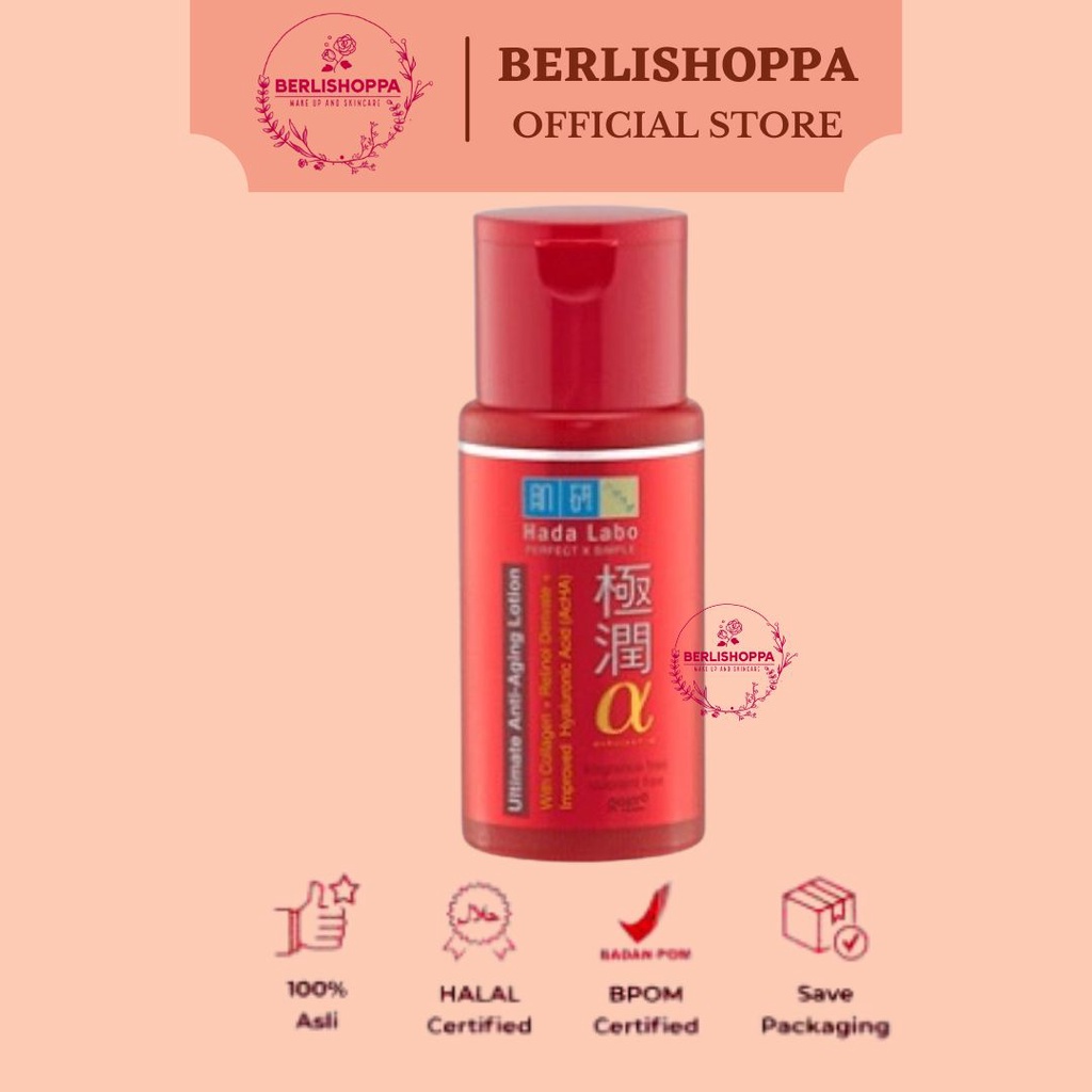 Jual Hada Labo Gokujyun Alpha Ultimate Anti Aging Lotion 100ml Shopee