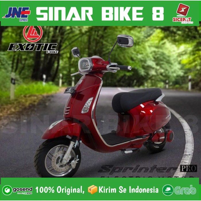 Jual Sepeda MOTOR LISTRIK E-Motor EXOTIC SPRINTER PRO | Shopee Indonesia