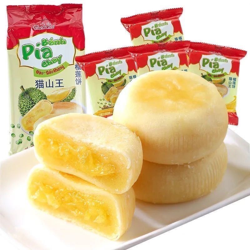 Jual Banh pia chay pia durian vietnam-durian vietnam pia-pia durian ...