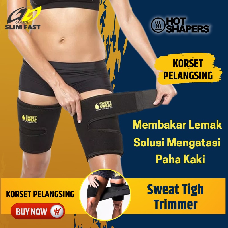 Jual SWEET SWEAT THLGH TRLMMER BELT SABUK KORSET DEKER PAHA PELANGSING ...