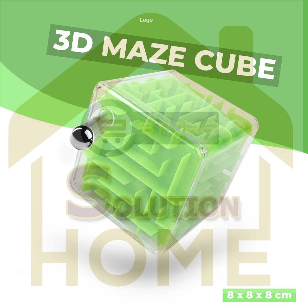 Jual HSS TOYS - UainCube 3D Maze Labyrinth Speed Puzzle Cube - 6173 ...