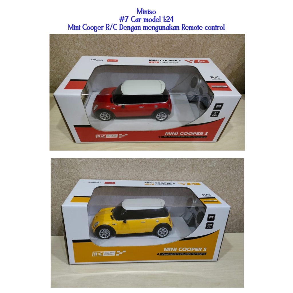 Jual RC Car Miniso Mini Cooper Limited Edition | Shopee Indonesia